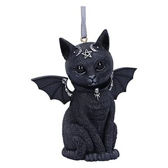 Nemesis Now Malpuss None Weihnachtskugeln Standard Polyresin Gothic, Katzen, Rockwear, Weihnachten