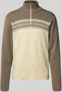 Dale of Norway Wollpullover mit Troyer-Kragen Modell Dalestolen