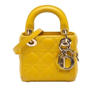 Dior Pre-owned Micro Lady - - Pre-owned - Damen - Gelb - ONE SIZE