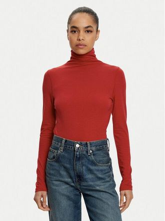 GAP Rollkragenpullover 625610-00 Rot Slim Fit