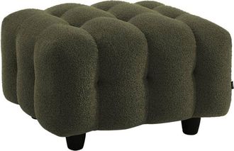 Sweeek Sitzhocker Fu&szlig;hocker mit strukturiertem Boucl&eacute;bezug f&uuml;r 3-Sitzer Sofa Leon