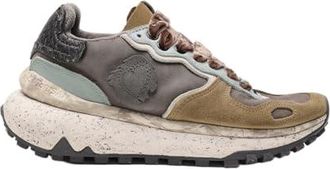 Satorisan Chacrona Metta Premium - Casual Baskets Femme - Vintage Cuir Sneakers - Couleur Chic Grey - Taille 39 - Confortable et Durable