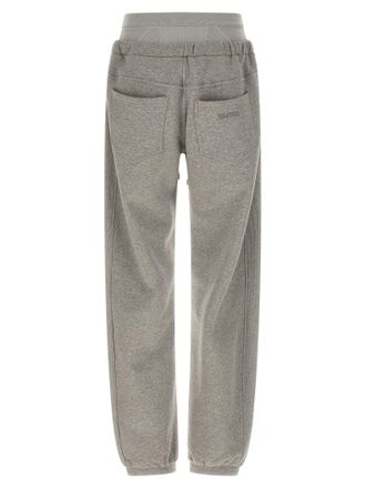 The Attico Cotton Fleece Joggers - Gray