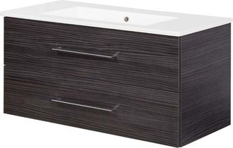 Fackelmann Waschtischunterschrank inkl. Keramikbecken b.perfekt / Soft-Close-System / Ma&szlig;e (b x h x t): ca. 103 x 51 x 48 cm