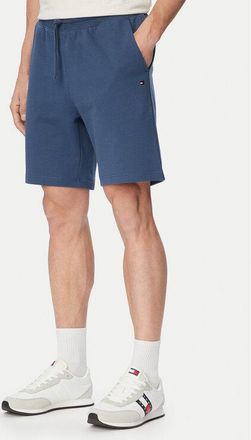 Tommy Hilfiger Sportshorts MW0MW37240 Blau Regular Fit