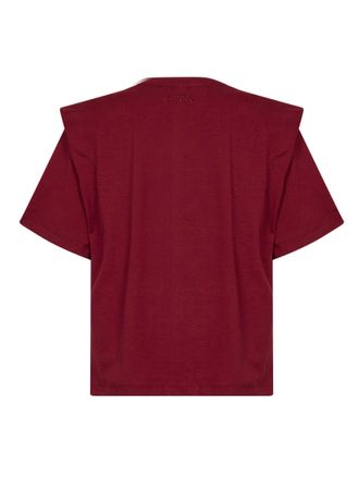 Isabel Marant Womens T-Shirt Zelitos Bordeaux Cotton T-Shirts & Jerseys