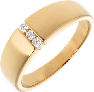 Edenly Trilogie Unendlichkeit mit Spannfassung in Gelbgold - 3 Diamanten