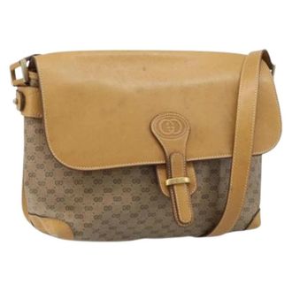 Gucci Pre-owned Micro Small GG Canvas Schultertasche - - Pre-owned - Damen - Beige - ONE SIZE