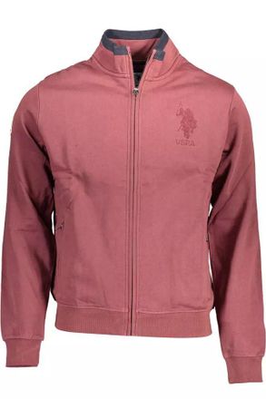 U.S.Polo Association Zip-Up Strickjacke im klassischen Stil