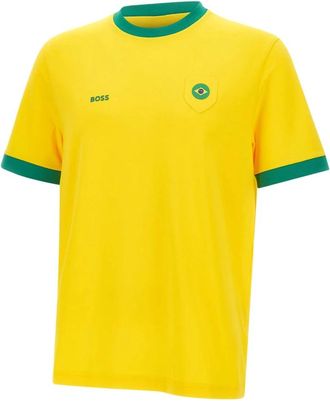 HUGO BOSS Homme, Tops, Jaune, Taille: M Boss T-shirts et Polos