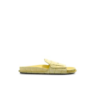 Jacquemus Suede Slides - - Shoes - Damen - Gelb - 38 EU