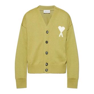 Ami Homme, Pulls, Vert, Taille: 2XL De Coeur Cardigan