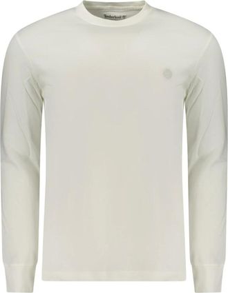 Timberland T-shirt &agrave; manches longues brod&eacute; dun arbre - Homme - Tops - Blanc - Taille: XL
