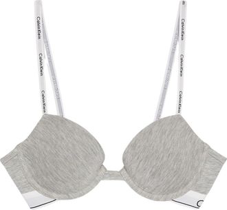 Calvin Klein Damen Demi LV00QF8499 Demi, leicht gef&uuml;ttert, Grau (Grey Heather), 34A, Grau (Grey Heather), 75A