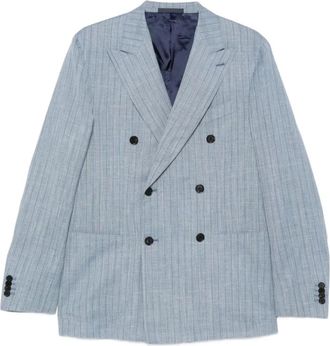 Caruso Homme, Vestes, Bleu, Taille: XL Blazer Crois&eacute;