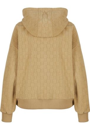 Urban Classics Kapuzensweatshirt Urban Classics Ladies Jacquard Velvet Oversized Hoodie