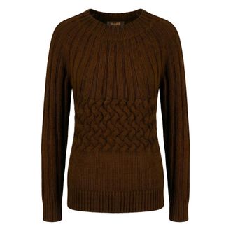 Moorer Eleganter und vielseitiger Pullover - - Knitwear - Damen - Braun - XS
