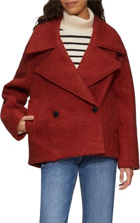 QS by s.Oliver Oversized Cabanjacke aus Boucl&eacute;