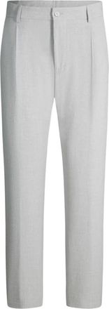 Strellson Homme, Pantalons, Gris, Taille: M Pantalon de costume pour hommes avec plis