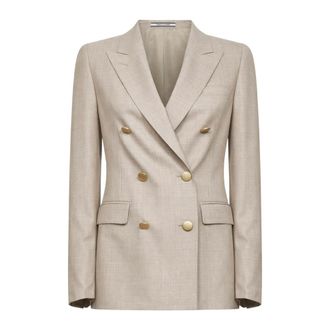 Tagliatore Femme, Vestes, Beige, Taille: 34 FR Parigi Blazer