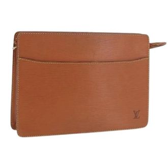 Louis Vuitton Pre-owned Vintage Epi Clutch - Femme - Pre-owned - Brun - Taille: ONE Size
