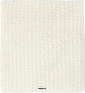 Pinko Pinko, Femme, Accessoires, Beige, Taille: ONE Size Écharpe Fil Doux