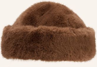 Mrs & Hugs Mrs & Hugs Bucket-Hat Aus Kunstfell braun