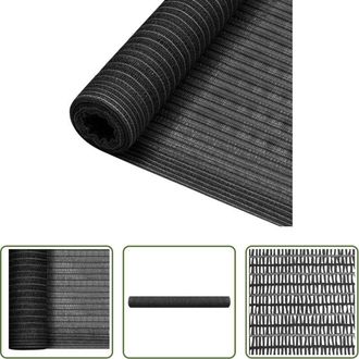 vidaXL Sonnenschutz - Zaunblende Anthrazit 1,8x10 m HDPE 195 g/m&sup2;