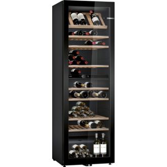 Bosch 6 Serie KWK36ABGA Weink&uuml;hler de Weink&uuml;hler Freistehender Weink&uuml;hler Schwarz 199 Flasche(n)
