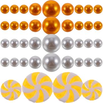 OSALADI Schwimmende Kerzen Vasenf&uuml;ller aus Acryl f&uuml;r Weihnachts und Partydekoration Lose Perlen als Dekorationselemente f&uuml;r Vasen