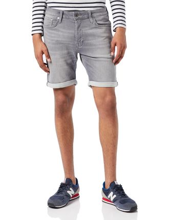Jack & Jones Herren Jjirick Jjicon Ge 206 Noos I.k Shorts, Grey Denim, M EU