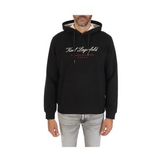 Karl Lagerfeld Homme, Sweatshirts et sweats &agrave; capuche, Noir, Taille: XL SweaT-shirts &agrave; capuche