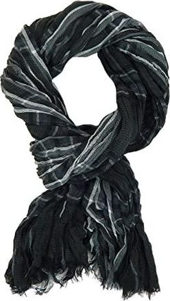 Ella Jonte Écharpe légère pour homme - En viscose - Gris - Marron ou vert, vert, taille unique