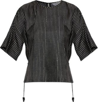 Max Mara Femme, Tops, Noir, Taille: 40 FR Nordica Silk Top