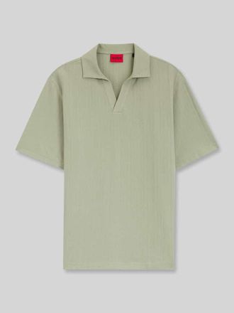 HUGO BOSS Relaxed Fit Poloshirt mit Strukturmuster Modell DALIBO