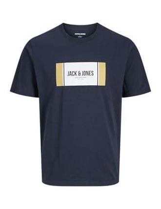 Jack & Jones Jjhayato Tee SS Crew Neck BTS, Sky Captain, L