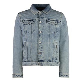 Moorer Gepolsterte Jeansjacke mit G&auml;nsedaunen - - Jackets - Herren - Blau - M