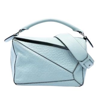 Loewe Pre-owned Puzzle Satchel - - Pre-owned - Damen - Blau - ONE SIZE