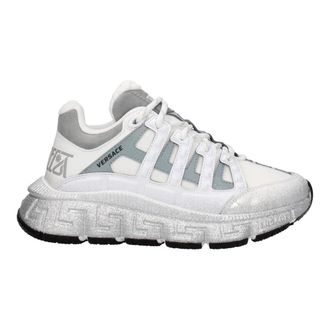Versace Fabric Athletic Sneakers - - Shoes - Damen - Wei&szlig; - 39 EU