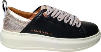 Alexander Smith Femme, Chaussures, Noir, Taille: 37 EU Pelle Baskets