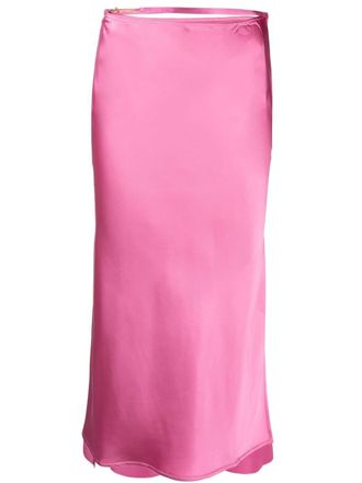 Jacquemus jupe mi-longue La jupe Notte - Rose