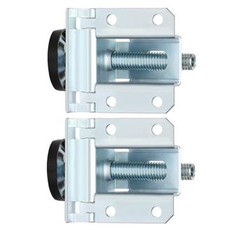 Hemobllo FIXOSHEE Verstellbare M&ouml;belf&uuml;&szlig;e aus Stahl 2 St&uuml;ck mit Bodenschutz und rutschfest f&uuml;r Regale und Tische H&ouml;henverstellbar zur Nivellierung von Bodenuneb