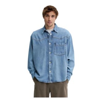 Won Hundred Homme, Chemises, Bleu, Taille: XL Chemise en jean