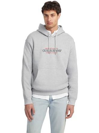 Guess Guess Mens GJ American Tradition Hoodie Medium Grey Heather XL