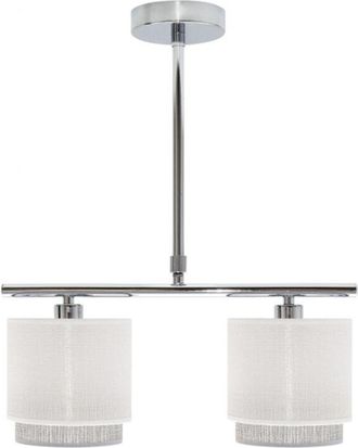 Fabrilamp Fabrilamp - Kenia Lampe 2xe14 wei&szlig;/grau of