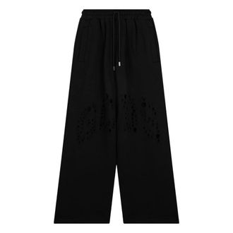 GCDS Gcds, Homme, Pantalons, Noir, Taille: XL Pantalons de surv&ecirc;tement &agrave; logo laser
