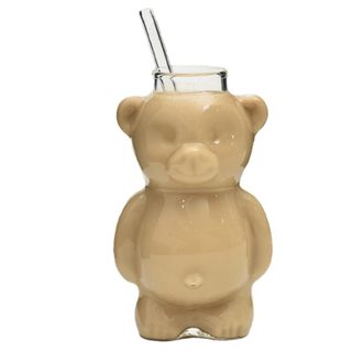 Generico De De Trink in B&auml;renform, ergonomisch, 300 ml, niedliche und transparente Form, Milch, Tee, Gl&auml;ser f&uuml;r Espresso, Zuhause, neuartiges Geschenk, Tiermot