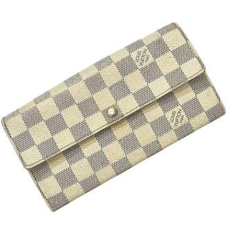 Louis Vuitton Pre-owned Stoff portemonnaies - - Pre-owned - Damen - Beige - ONE SIZE