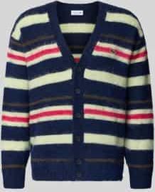 Lacoste Relaxed Fit Strickjacke mit Woll-Anteil