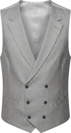 Luigi Bianchi Mantova Homme, Costumes, Gris, Taille: 2XL Gilet de c&eacute;r&eacute;monie 1911